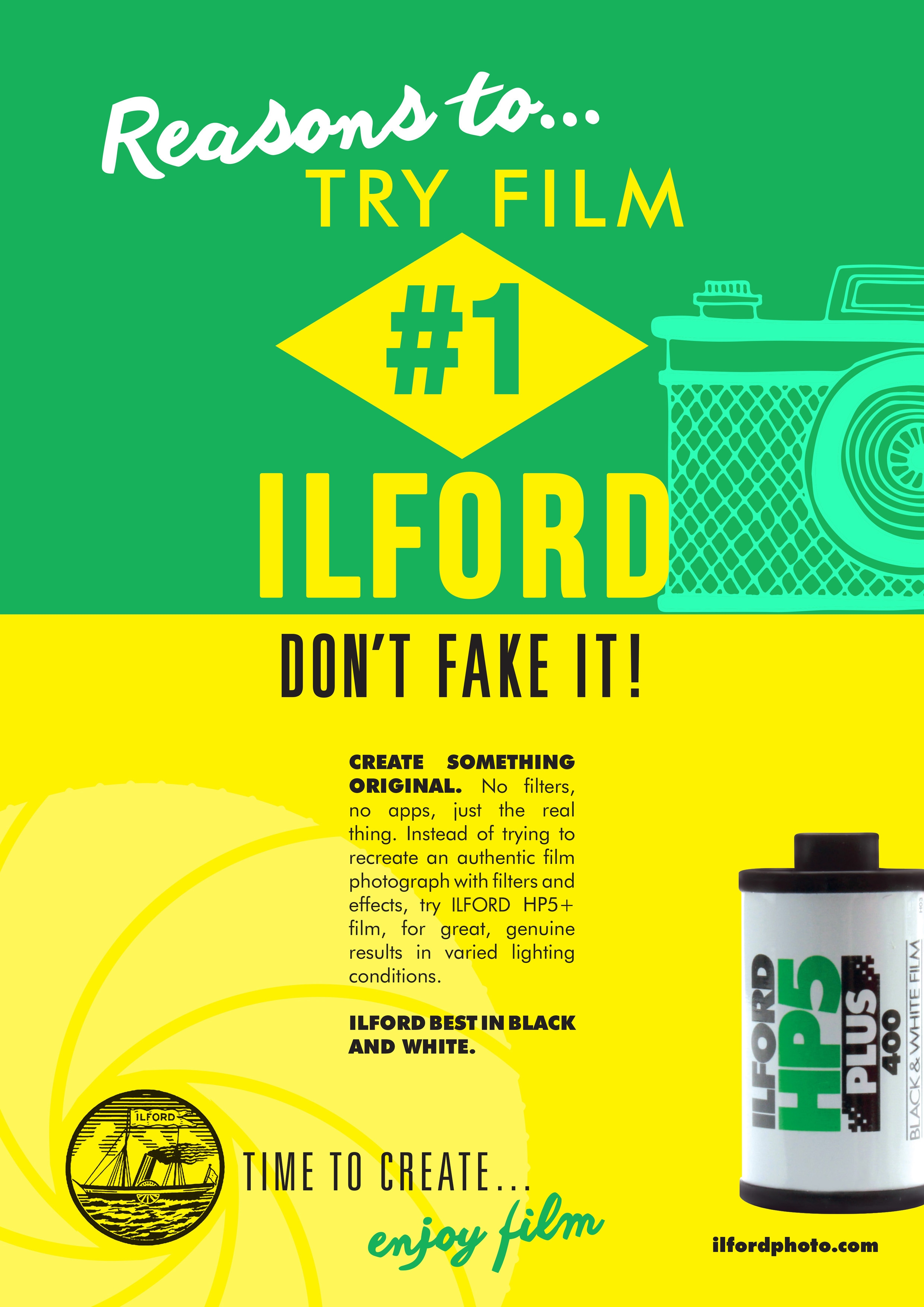 Reasons to Try Film: A Retro Poster Series by Ilford – Phogotraphy